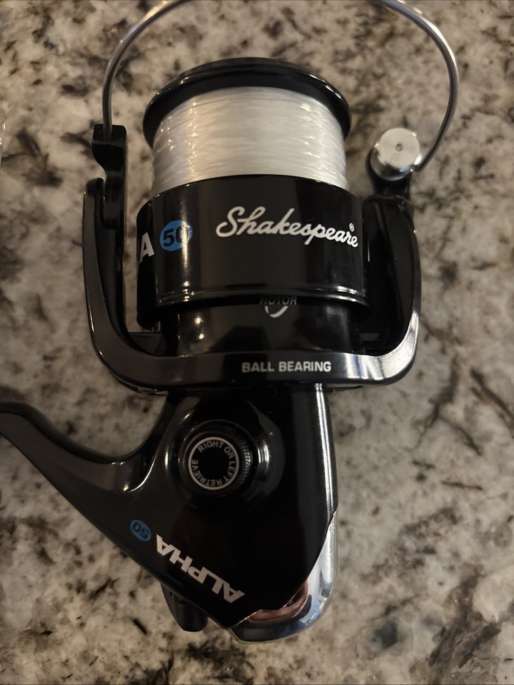 Shakespeare Alpha 50 Spinning Fishing Reel A150WM W/ Line | eBay