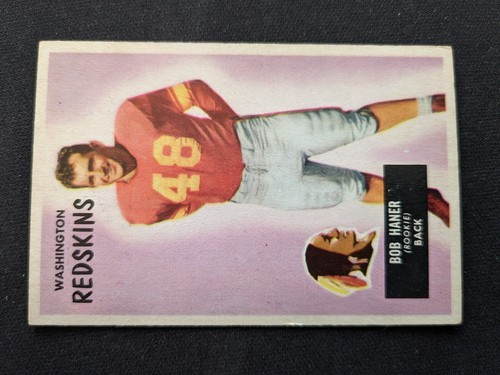 1955 Bowman Football Card # 34 Robert Haner - Washington Redskins (VG ...