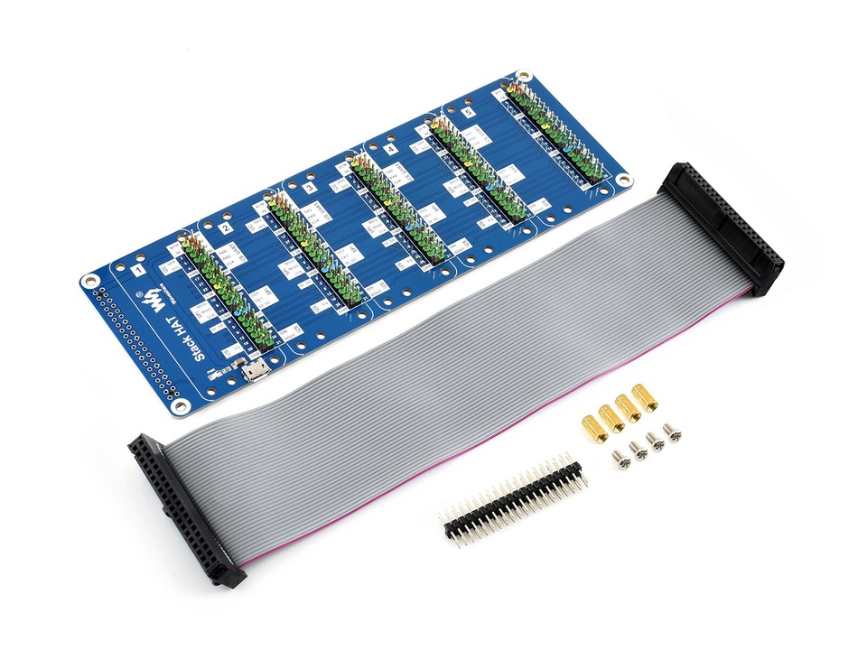 Waveshare Stack HAT for Raspberry Pi Stacks up to 5 Raspberry Pi HATs ...
