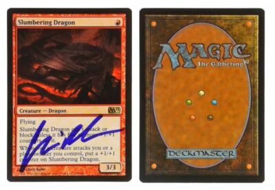 1x Slumbering Dragon: V0879: Signed/Autographed: Chris Rahn: Purple ...