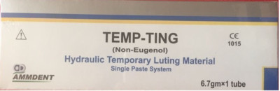 Ammdent Dental Temp-Ting Non Eugenol Temporary Luting Cement Single ...