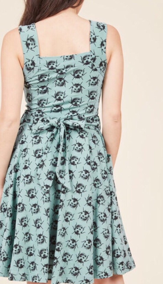 17. Nwt Effies Heart Modcloth Beetle Insect Ladybug Dress S Sweet! | eBay