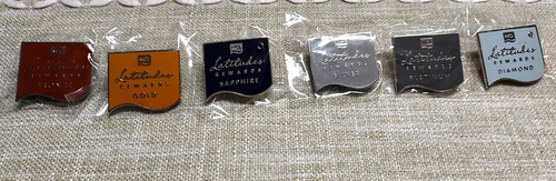 Lot of SIX 6 NCL Latitudes Collectible Norwegian Cruise Line Pins NIP ...