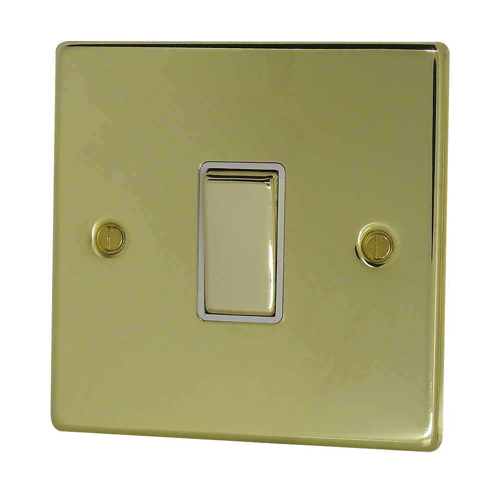 Polished Brass Light Switches, USB Plug Sockets, Dimmer & Cooker ...