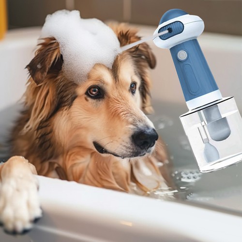 Dog Foam Machine Shampoo Frother for Dogs Electric Pet Bathing ...