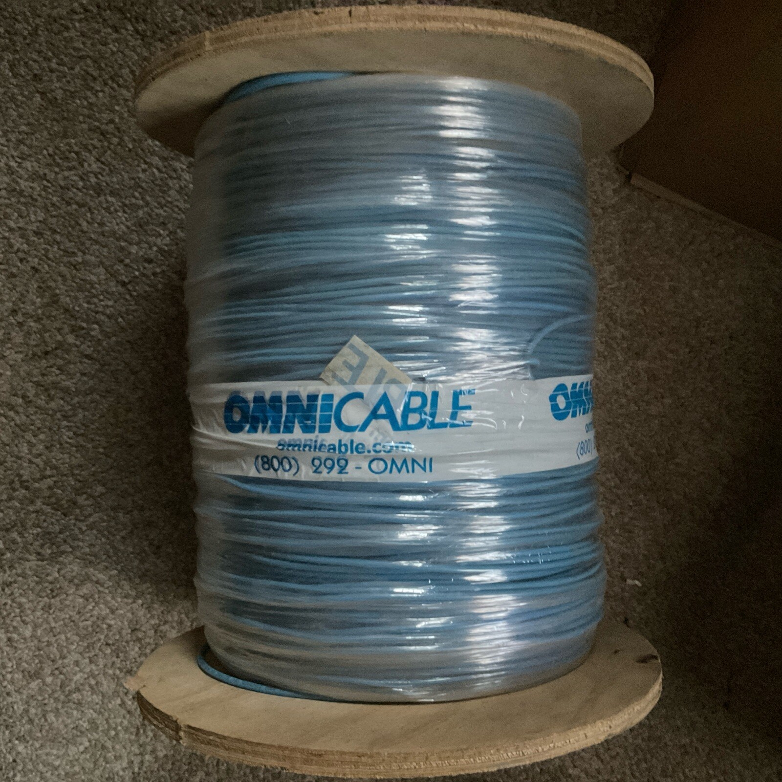 Omni-Cable Wire 2500' Spool, 14 AWG, Blue | eBay