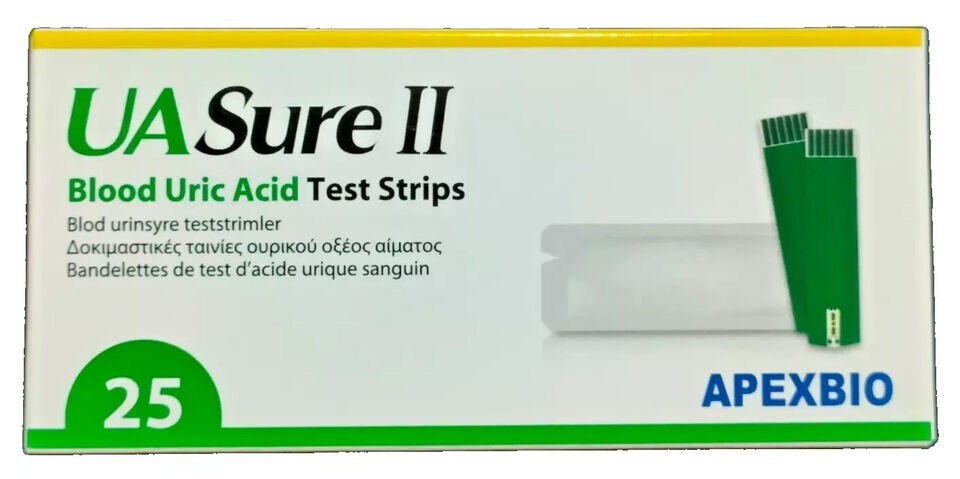 UASure II Uric Acid Test Kit Meter for Uric Acid Home Gout Monitor ...