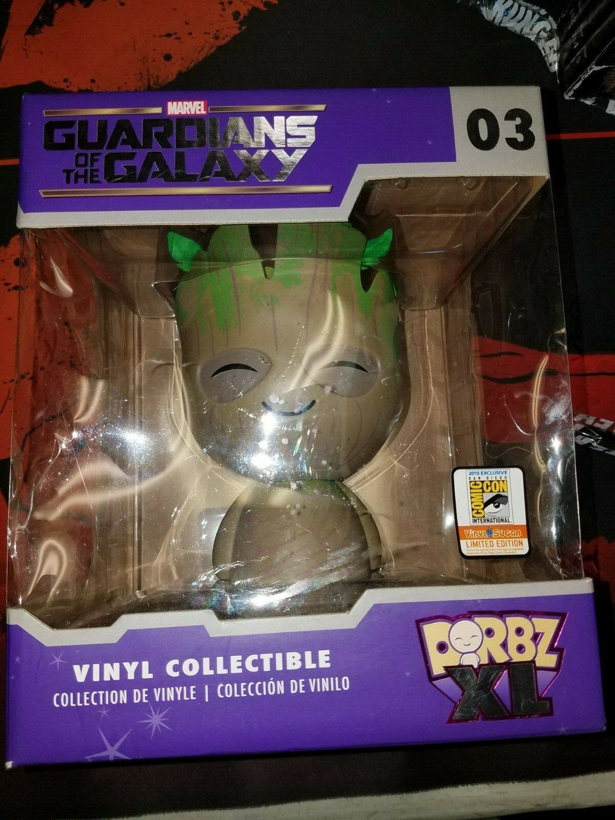 SDCC 2015 Disney MARVEL GotG Vinyl Sugar DORBZ XL GROOT! - BRAND NEW ...