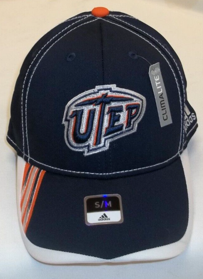 NCAA UTEP Miners Structured Flex Adidas Hat - Size S/M - New | eBay