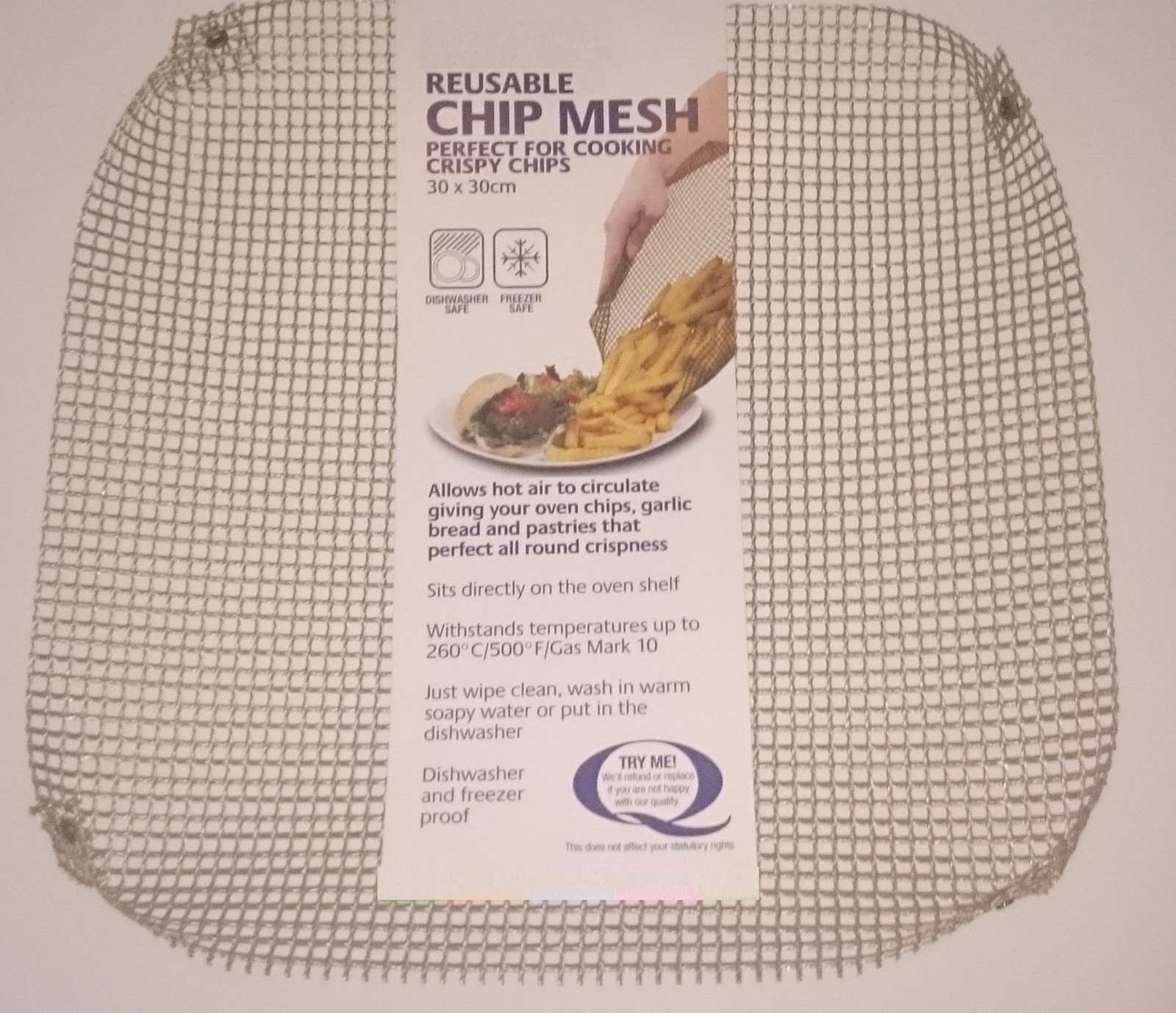 Oven Mesh Tray Quicka Perfect All Round Crispy Roasted Chips Trays ...