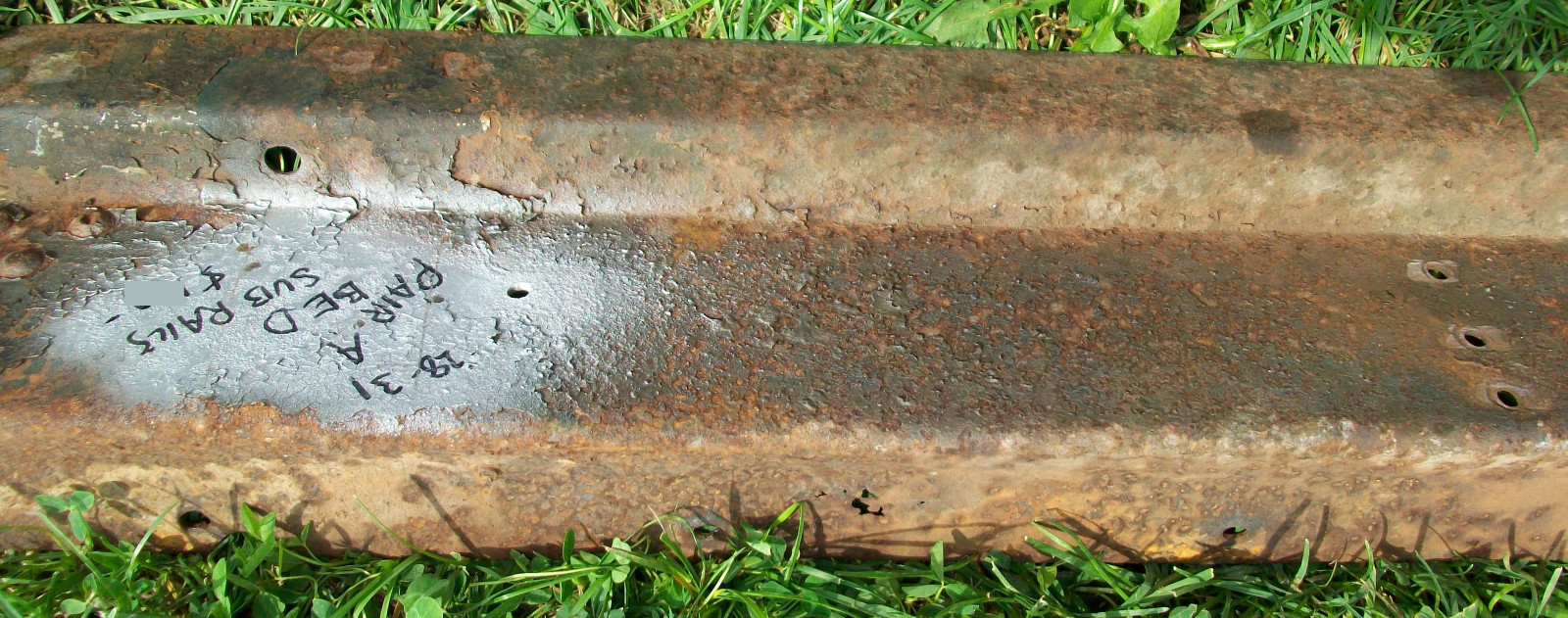 Ford Model A Pickup Bed Subrails Rat Hot Rod Parts 1928 1929 1930 1931 ...