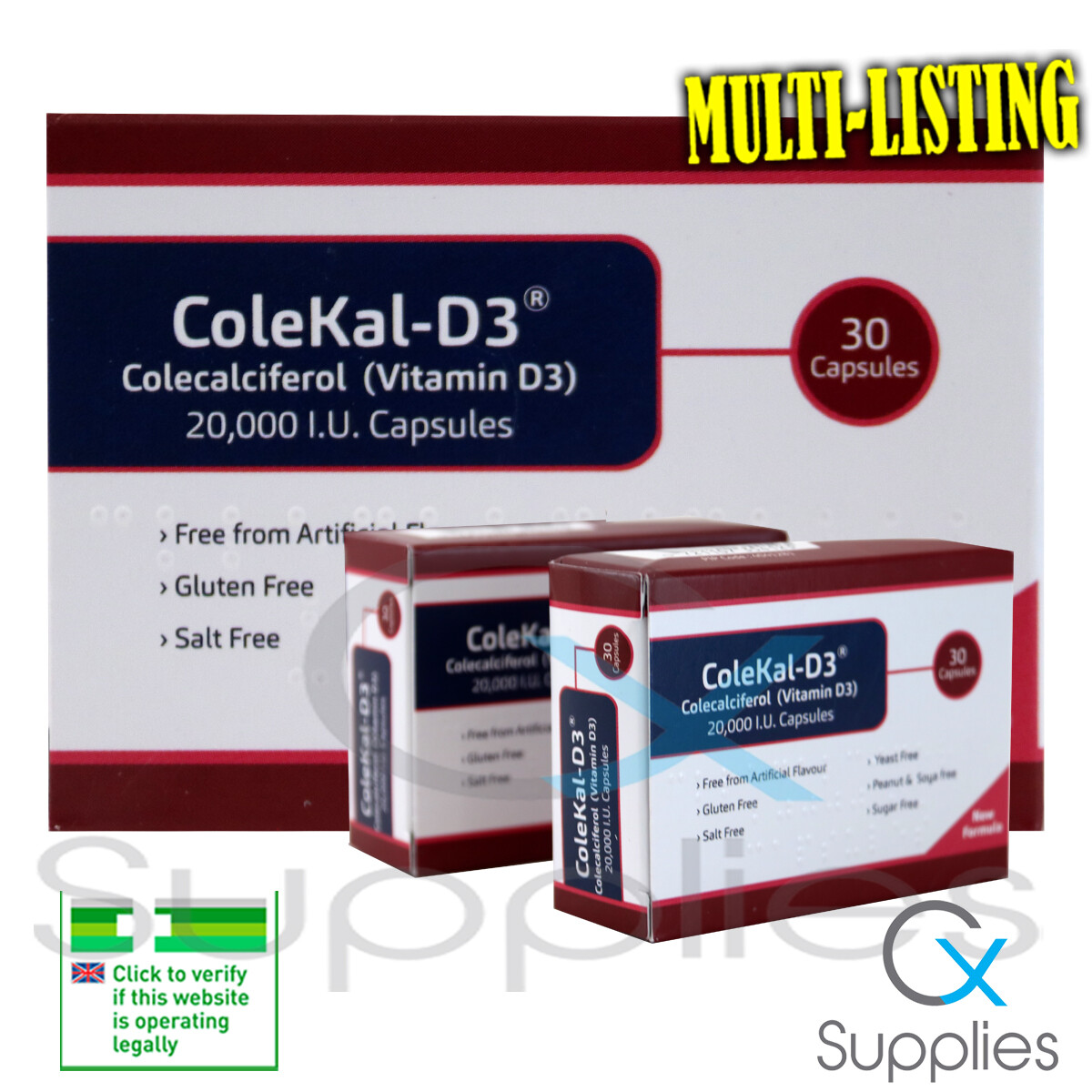 SUPER HIGH STRENGTH Vitamin D3 Colecalciferol 20000iu Caps 2x30 ⭐ ...