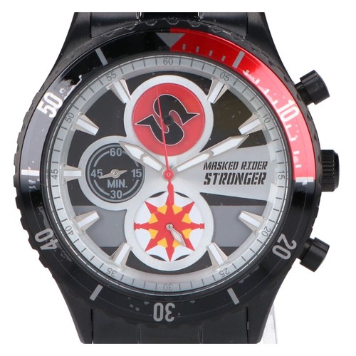BANDAI [ ] Kamen Rider Stronger Chronograph Live Action Watch Watches ...