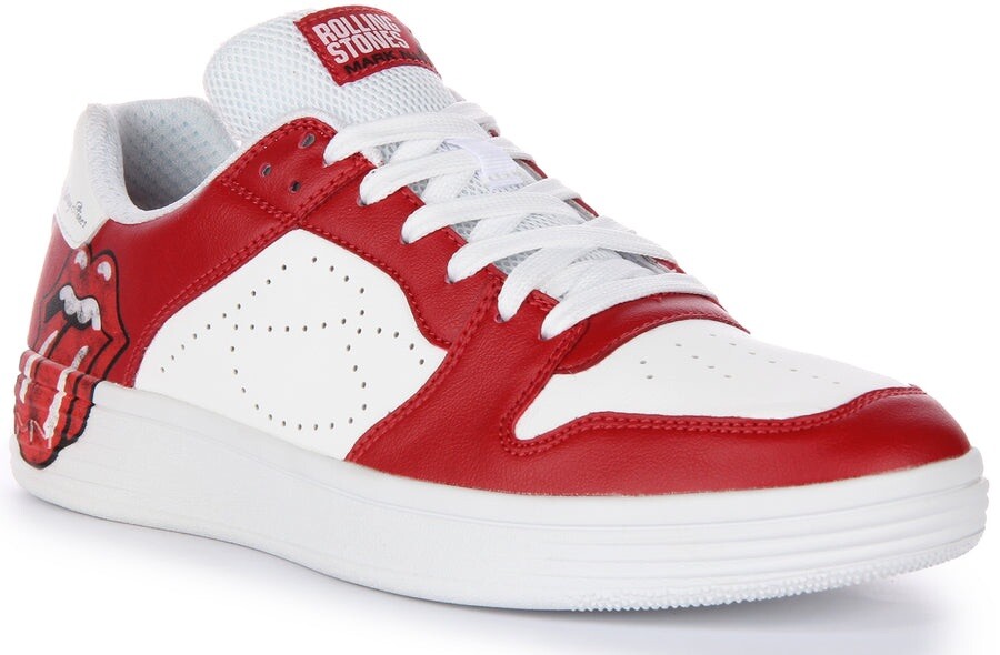Skechers Mark Nason X Rolling Stones Palmilla Red/White Block Low ...