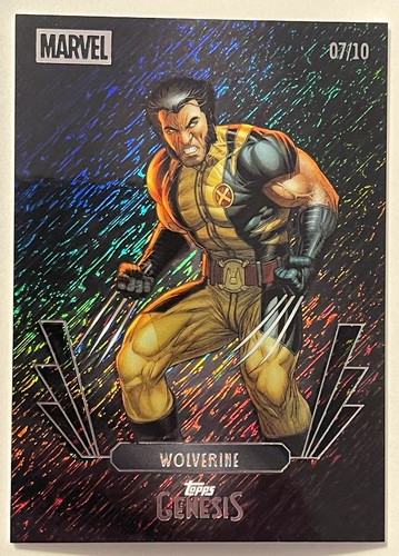 2025 TOPPS DISNEY GENESIS MARVEL FOIL CARD Black Shimmer 07/10 WOLVERINE #72 | eBay