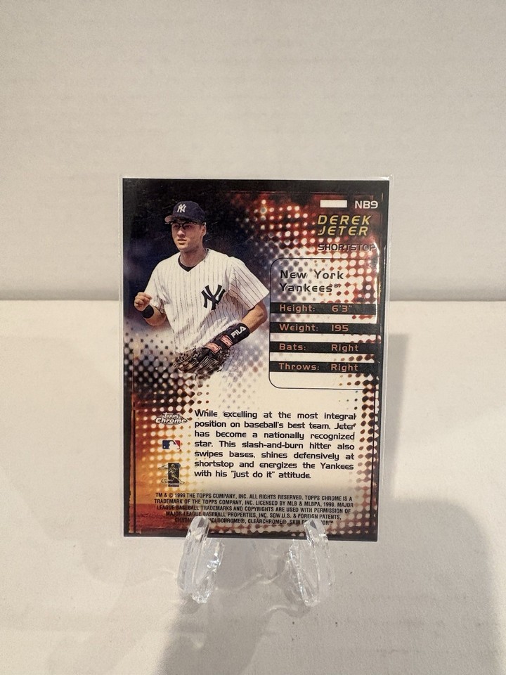 1999 Topps Chrome Derek Jeter New Breed Refractor #NB9 Yankees SP Rare ...