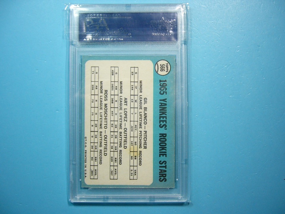 1965 TOPPS MLB HIGH NUMBER BASEBALL CARD #566 GIL BLANCO ROOKIE STARS ...
