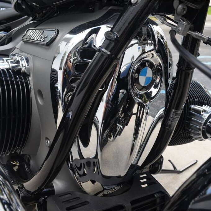 Gloss Black Vinyl Emblem Overlay Decals For BMW R18 Motorcycle Complete ...