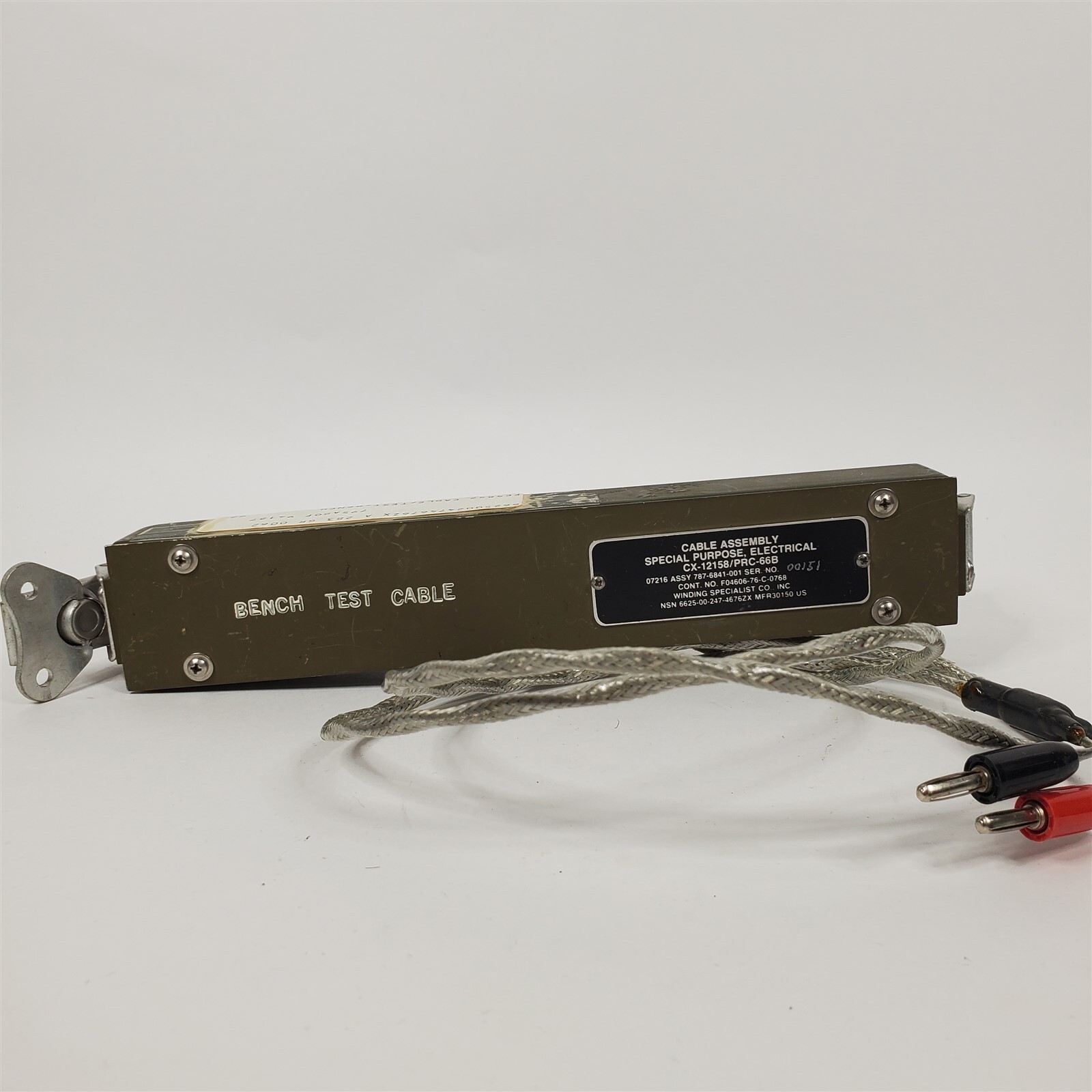 RARE Special Purpose Electrical Cable Assembly CX-12158 for AN/PRC-66B Radio | eBay