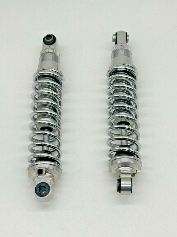 WORKS PERFORMANCE 11.5" Works Performance Rear Shocks Polished Chrome ...