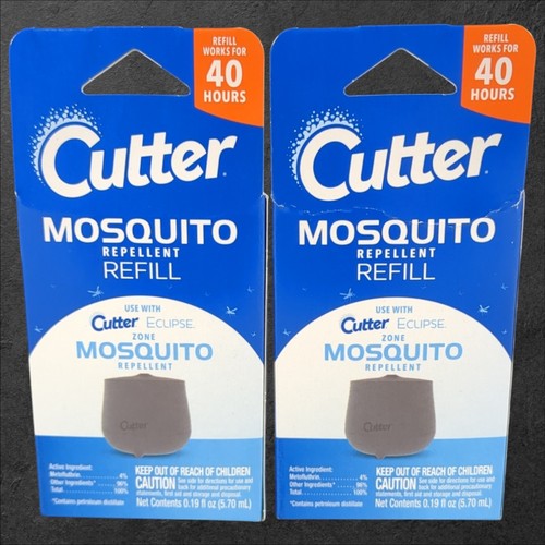 Cutter Mosquito Repellent Refill 2-Pack 40-Hour Protection No Scent | eBay