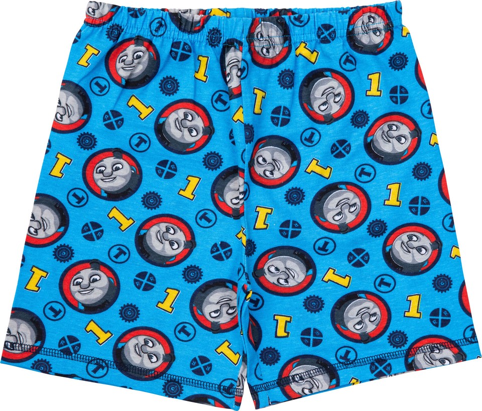 Thomas The Tank Engine Boys Pyjamas, Short Summer Pjs, Official ...