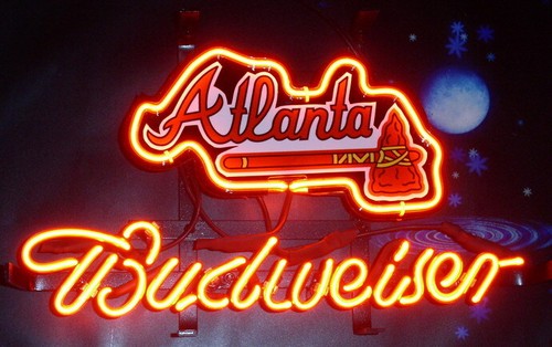 Atlanta Braves 17"x14" Neon Light Lamp Sign Man Cave Beer Bar Wall ...