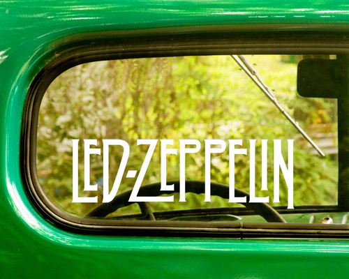 2 LED ZEPPELIN BAND DECAL Bogo Stickers For Car Truck Window Bumper | eBay