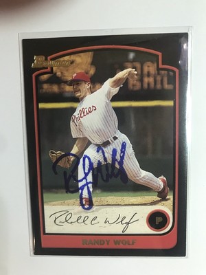 Randy Wolf 2003 Bow. #149 Auto | eBay