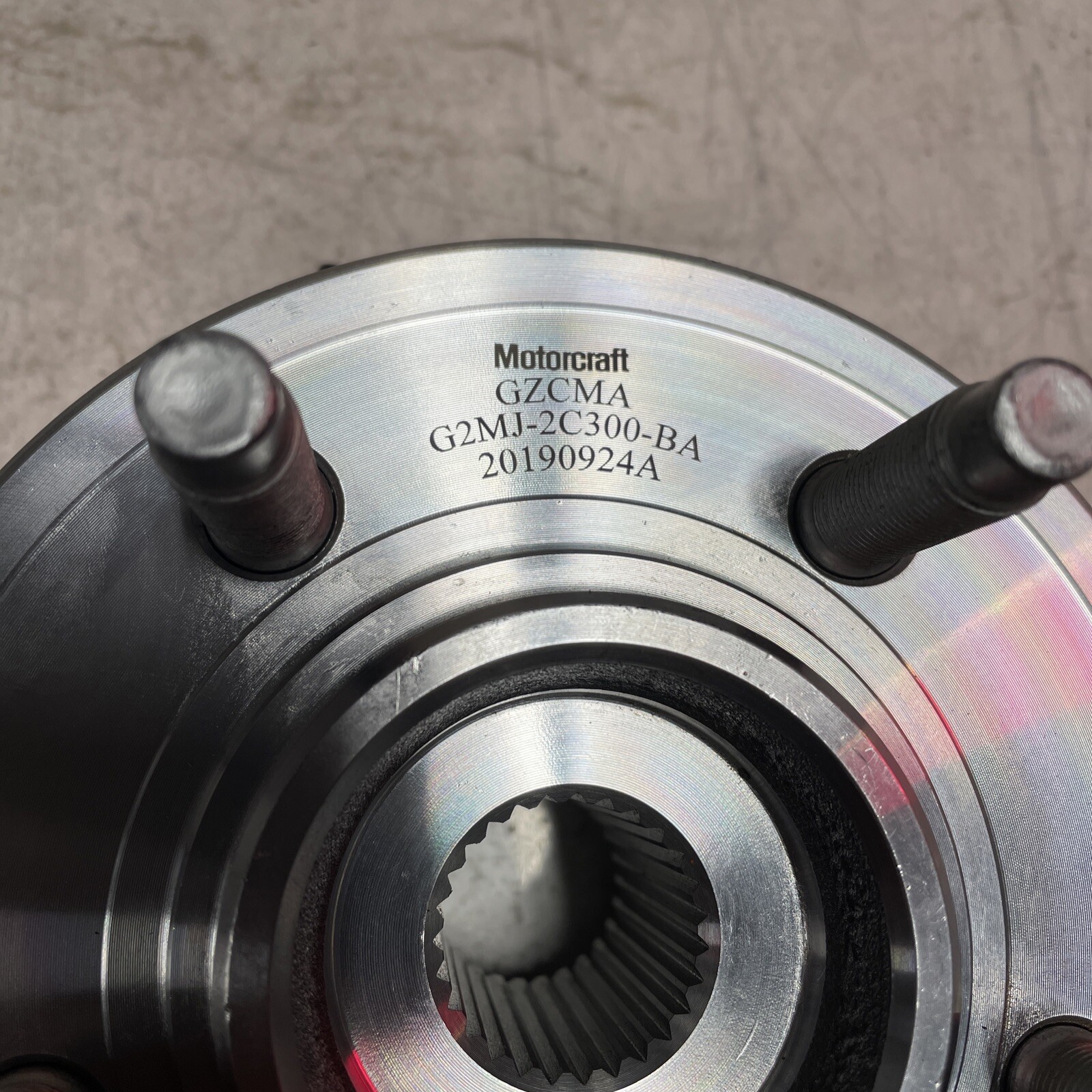 Motorcraft Wheel Hub, Front GZCMA G2MJ-2C300-BA 20190924A | eBay