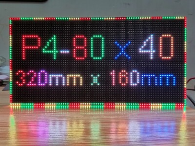 P4 320x160mm RGB LED Panel Module 80x40 Dots 4mm Pitch Full color LED ...