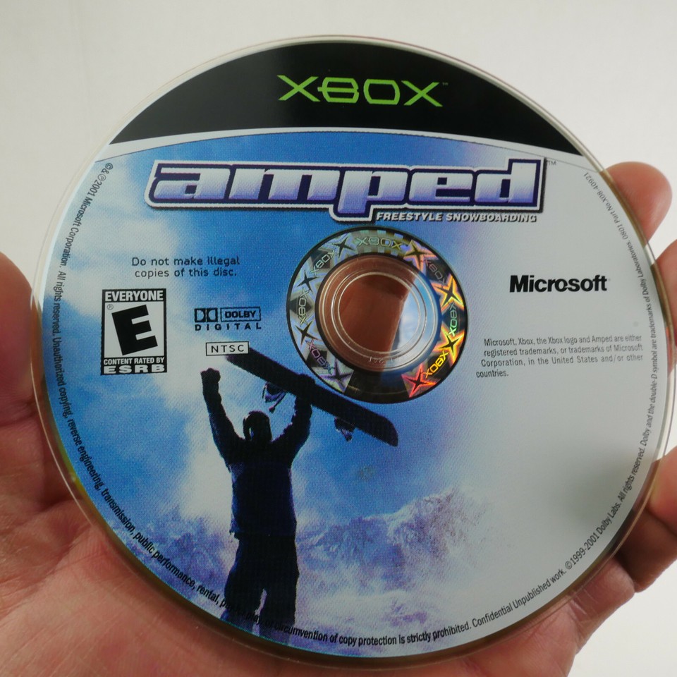 Amped: Freestyle Snowboarding (Microsoft Xbox, 2001) 659556745042 | eBay