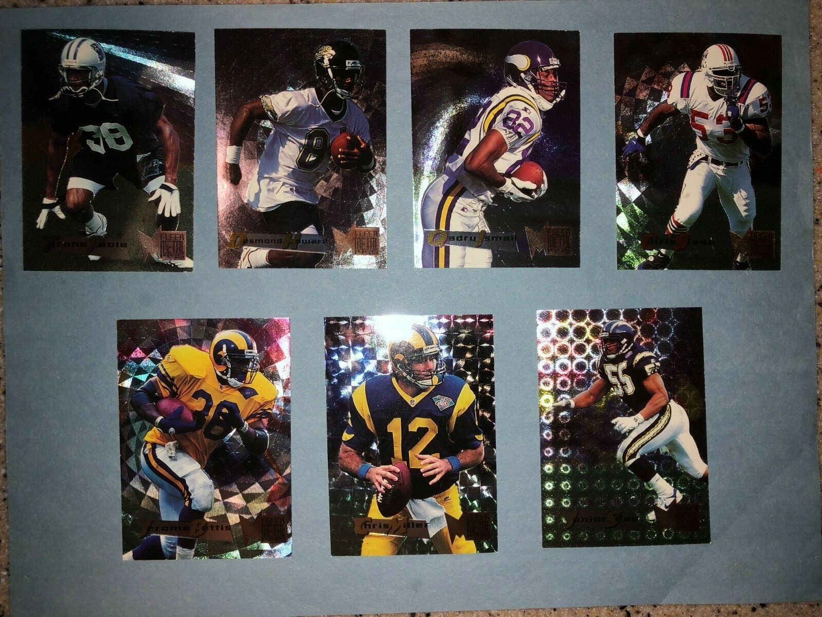 1995 FLEER METAL FOOTBALL CARDS YOU CHOOSE PICK NFL CARD FREE SHIPPING ...