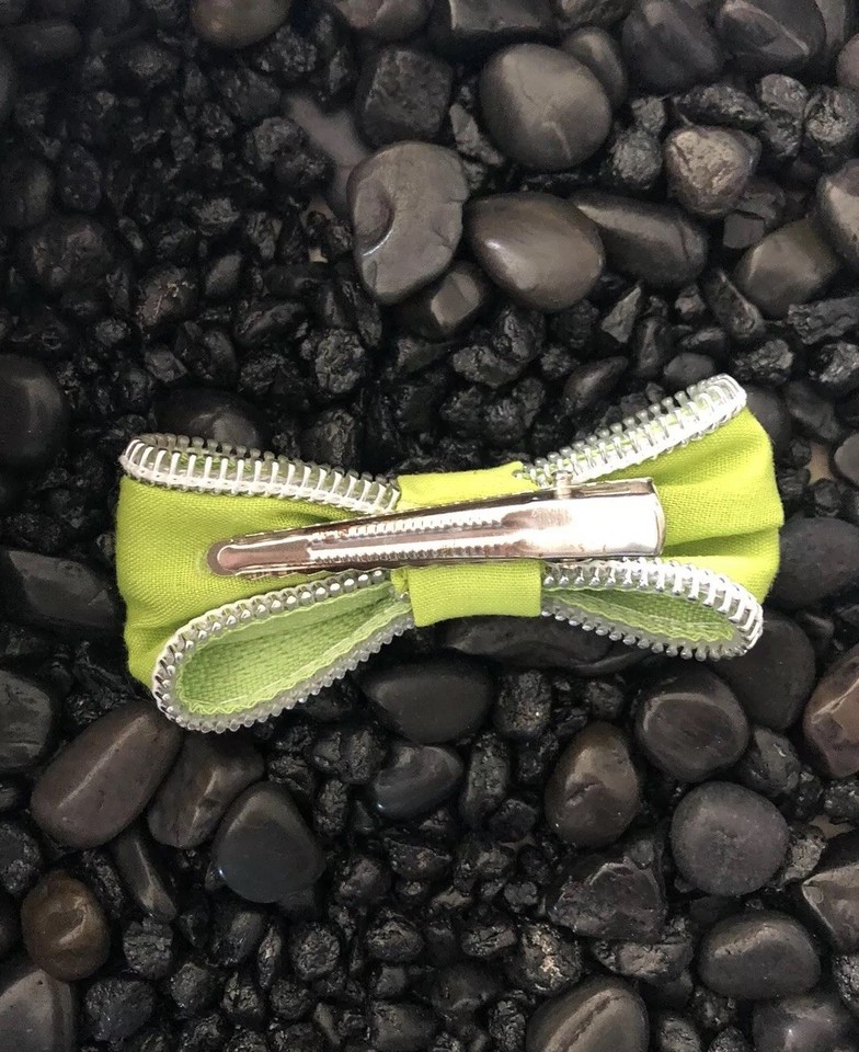 6 PCs Zipper Bow Hair Clips-Large Alligator Barrettes For Little Girls ...