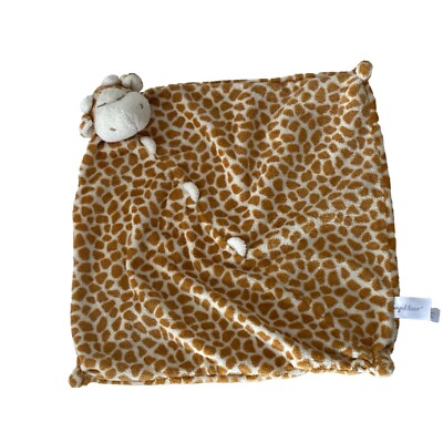 Angel Dear Lovey Security Blanket Giraffe Print Soft Plush Baby ...