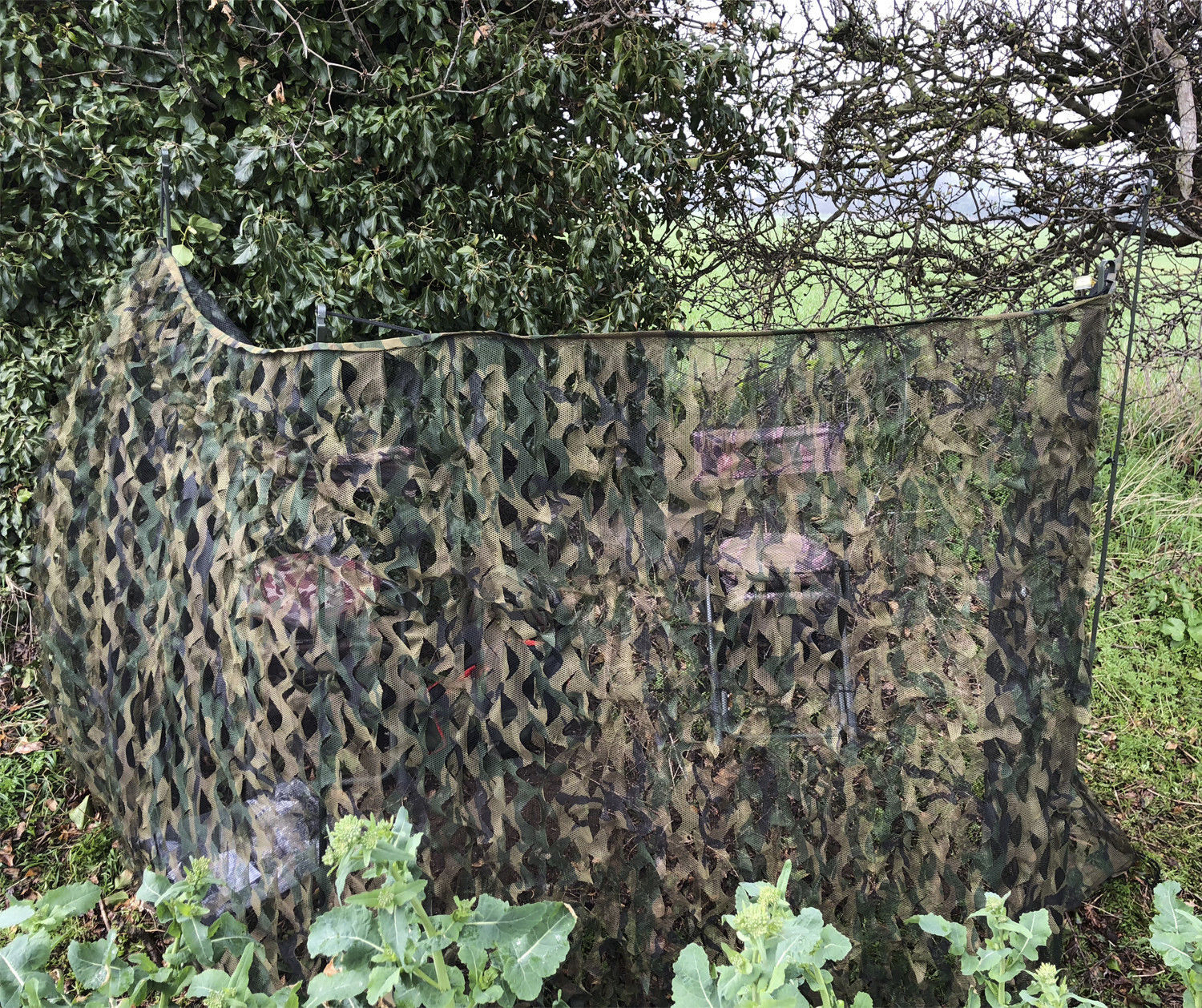 Nitehawk Woodland Camo Ghost Net Hunting/Shooting Camouflage Hide ...