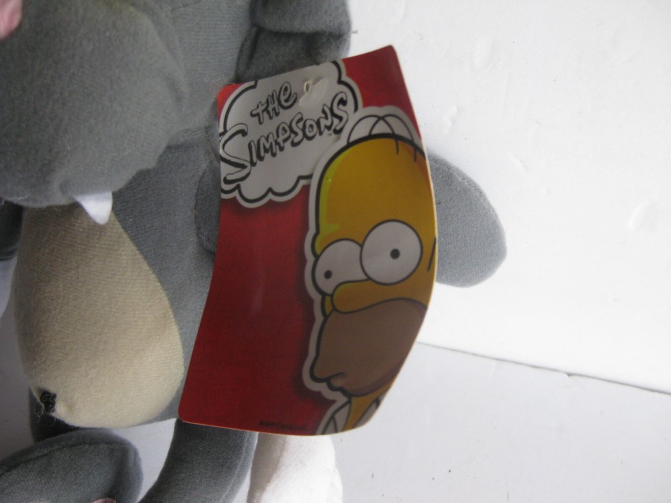 The Simpsons Scratchy Cartoon Cat Character Stuffed Plush Toy Factory ...