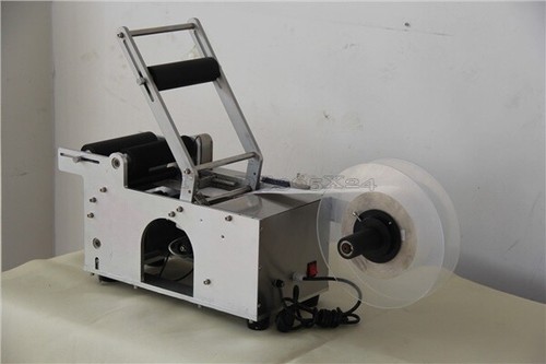 Semi-Automatic Round Bottle Labeler Labeling Machine New Bg cv | eBay