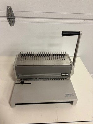 Ibico IBIMATIC Manual Heavy Duty Metal Punch and Comb Binding Machine ...