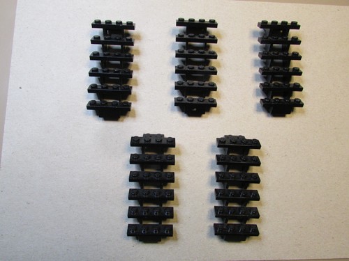 5 GENUINE LEGO STAIRCASE LADDERS STRAIGHT 7 X 4 X 6 No 30134 STAIRS ...