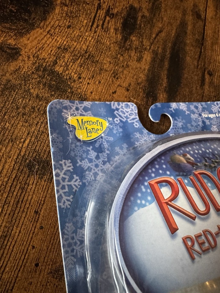 RARE Memory Lane Rudolph Red Nosed Reindeer Winter Woodlands Accessory ...
