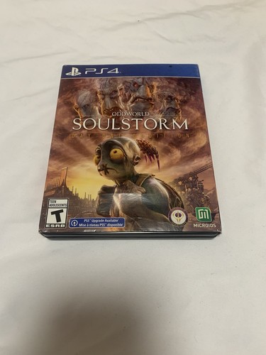 Oddworld Soulstorm PS4 - Day One Oddition Steelbook Case and Slipcover ...