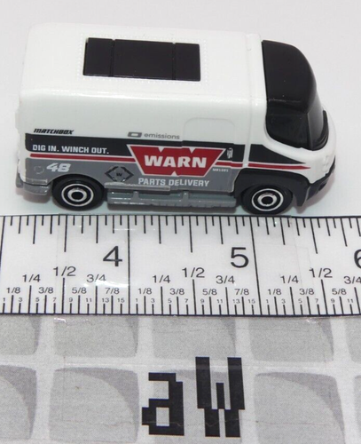 2020 ‘09 International eStar Van Matchbox Car Diecast Warn Black White ...