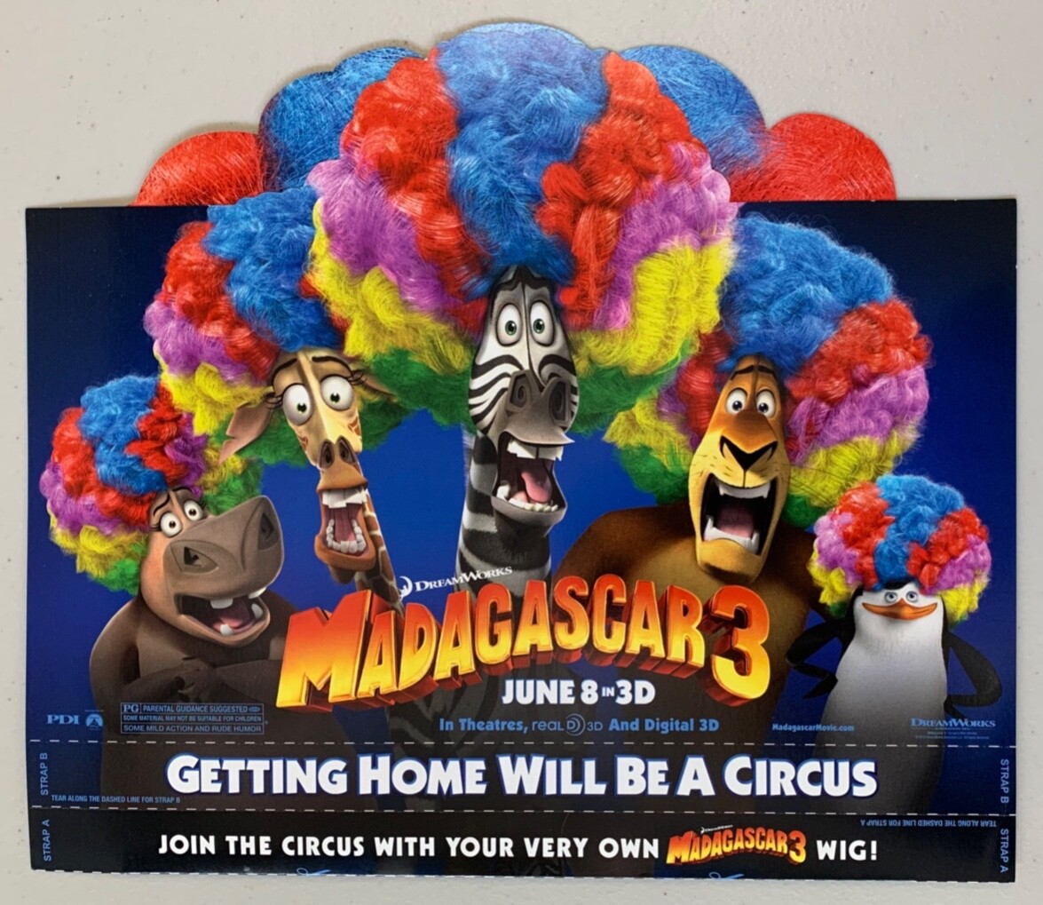 Madagascar Zebra With Wig