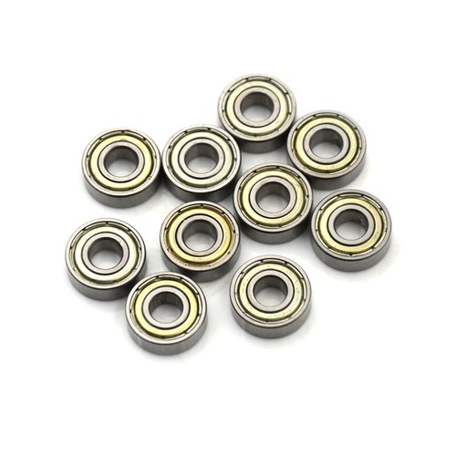 10PCS 696ZZ Deep Groove Miniature Ball Bearing 6X15X5mm Metal Mini ...