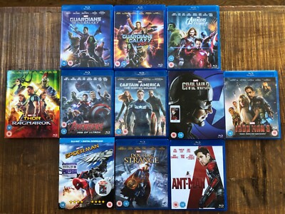 Marvel Blu Ray Bundle Collection | eBay UK