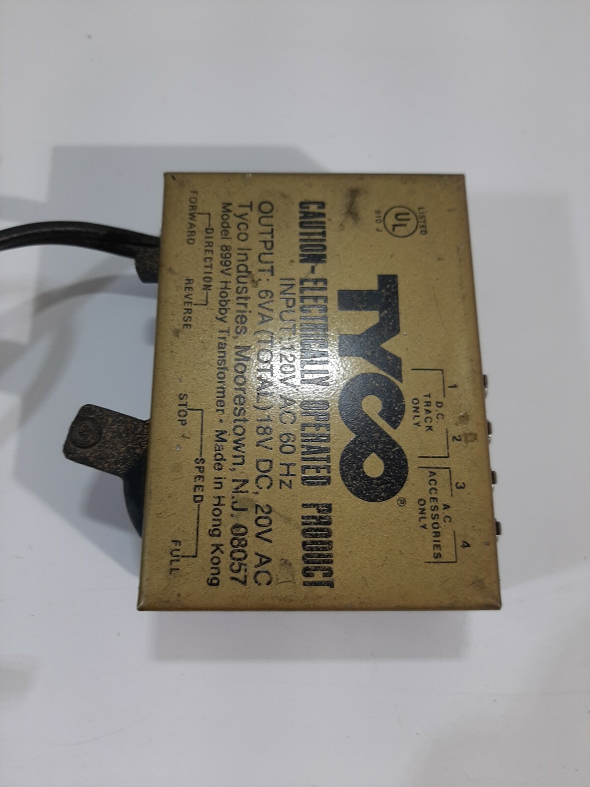 Tyco 899-V AC/DC HO Scale Model Train Hobby Transformer | eBay