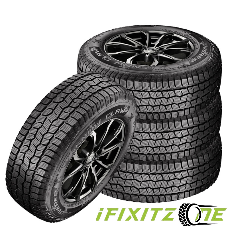 4 Cooper Discoverer Snow Claw 245/75R16 E/10 Tires, Studdable, Winter ...