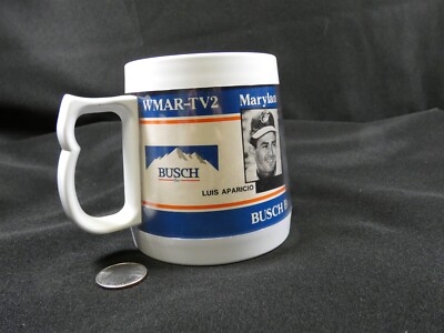 WMAR TV2 Maryland Baltimore Orioles Luis Aparicio Busch Beer Thermo ...