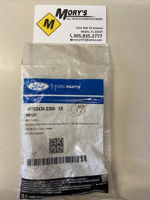 Ford OEM Splash Shield-under Cover Nut W702438S300 for sale online | eBay